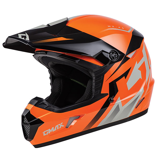 GMAX MX46 COMPOUND MX HELMET ORANGE SMALL - 4-946874