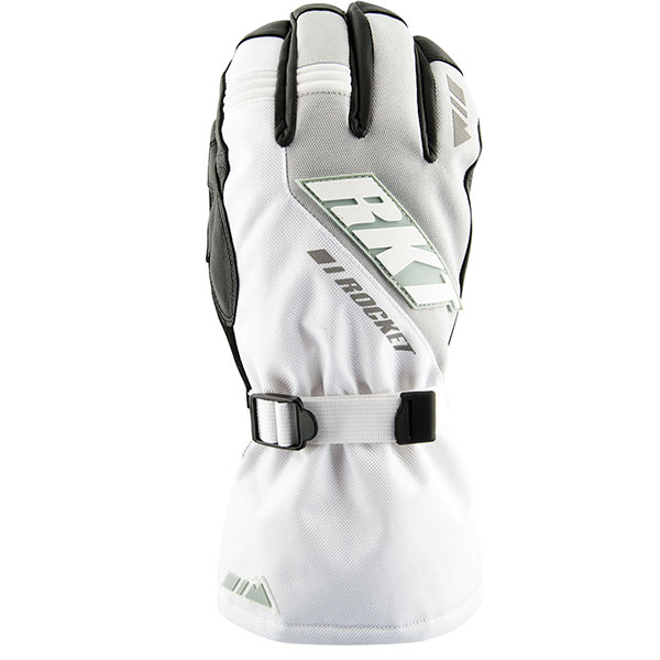 JOE ROCKET MEN'S TRUE NORTH GLOVES SMALL SILVER/WHITE - 431-2094