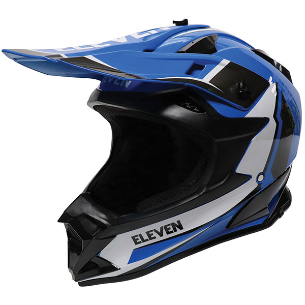 ELEVEN RAID MX HELMET SMALL BLUE/BLACK/WHITE - 49-11524