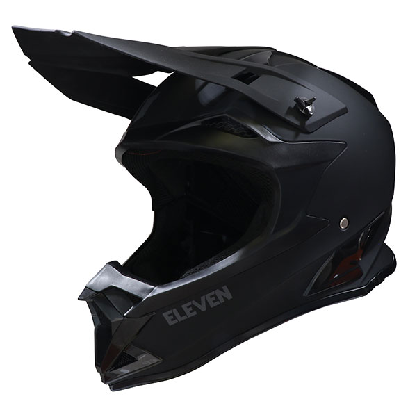 ELEVEN RAID MX HELMET SMALL MATTE BLACK - 49-11574