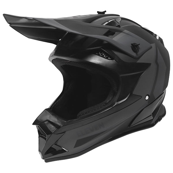 ELEVEN RAID MX HELMET 3XL BLACK/GREY - 49-11589