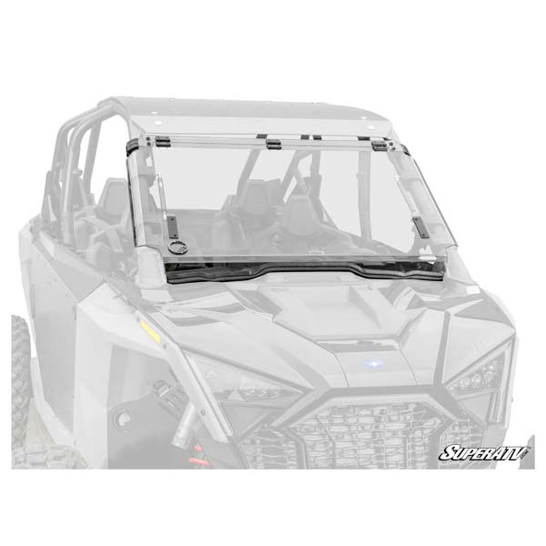 SuperATV Scratch-Resistant Flip Windshield Polaris PRO XP - 50-41041